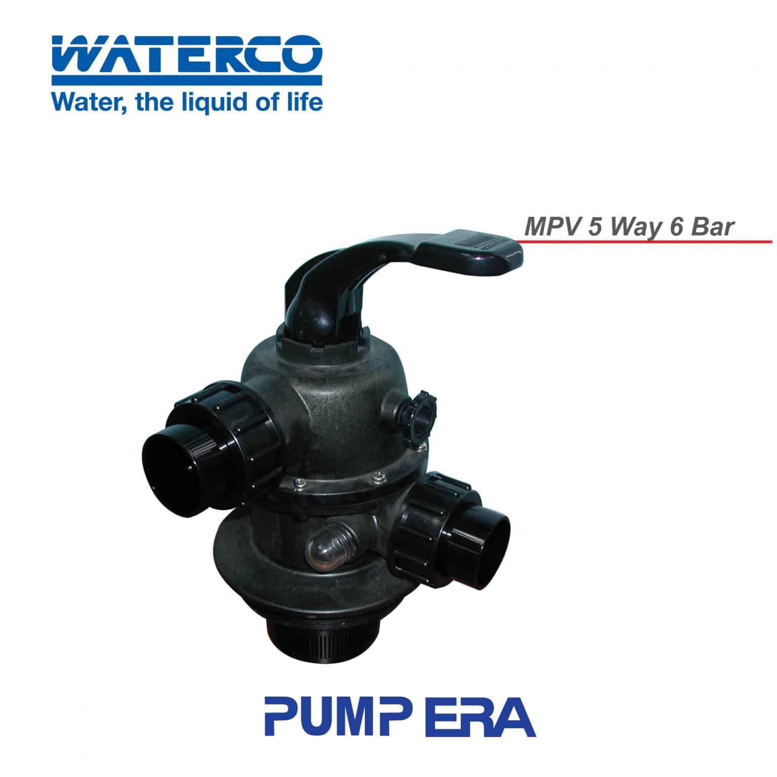 Waterco MultiPort Valve (MPV 5 Way 6 Bar/ MPV 5 Way 7 Bar) - Pump Era ...