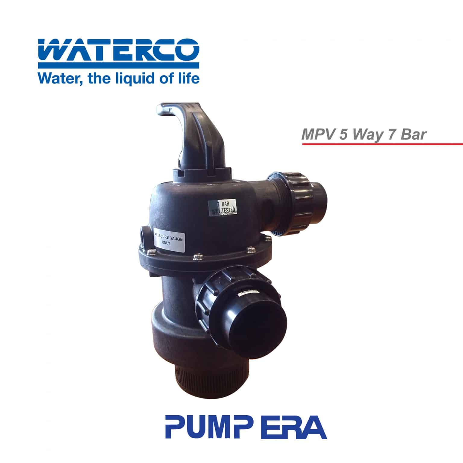 Waterco MultiPort Valve (MPV 5 Way 6 Bar/ MPV 5 Way 7 Bar) - Pump Era ...